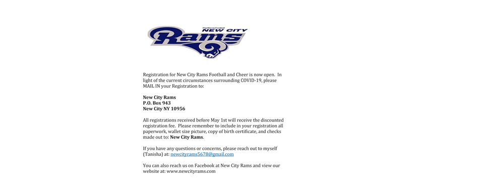 New City Rams > Home